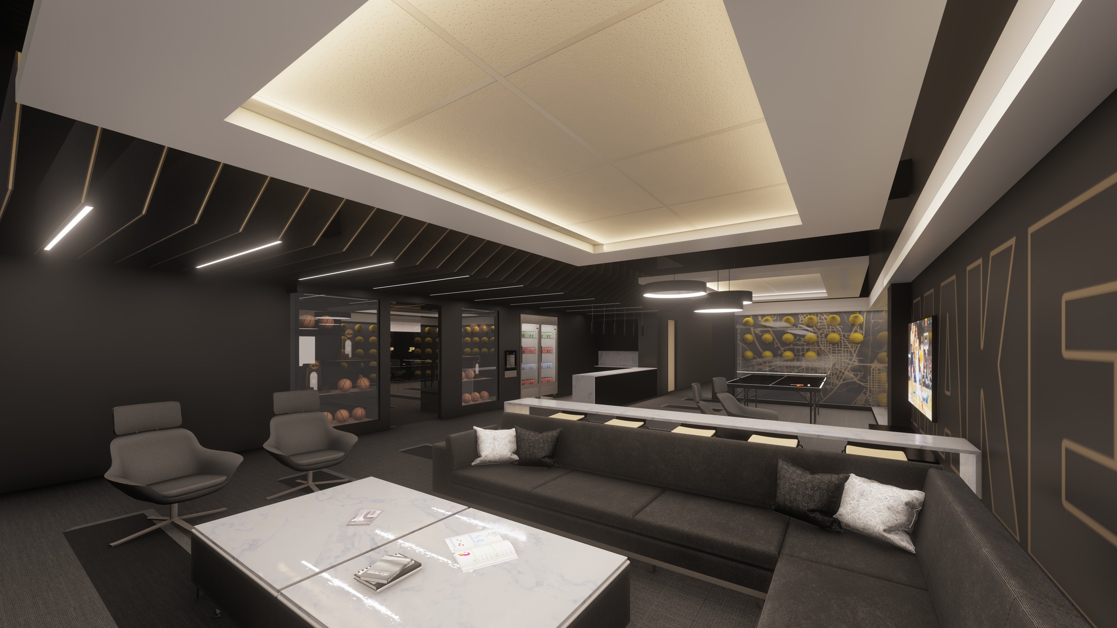 Purdue University Mackey Arena, John Wooden Club Renovation - DLR Group